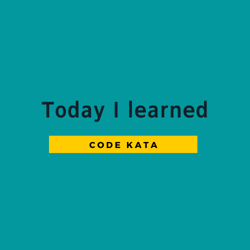 5/10 CODE KATA #12